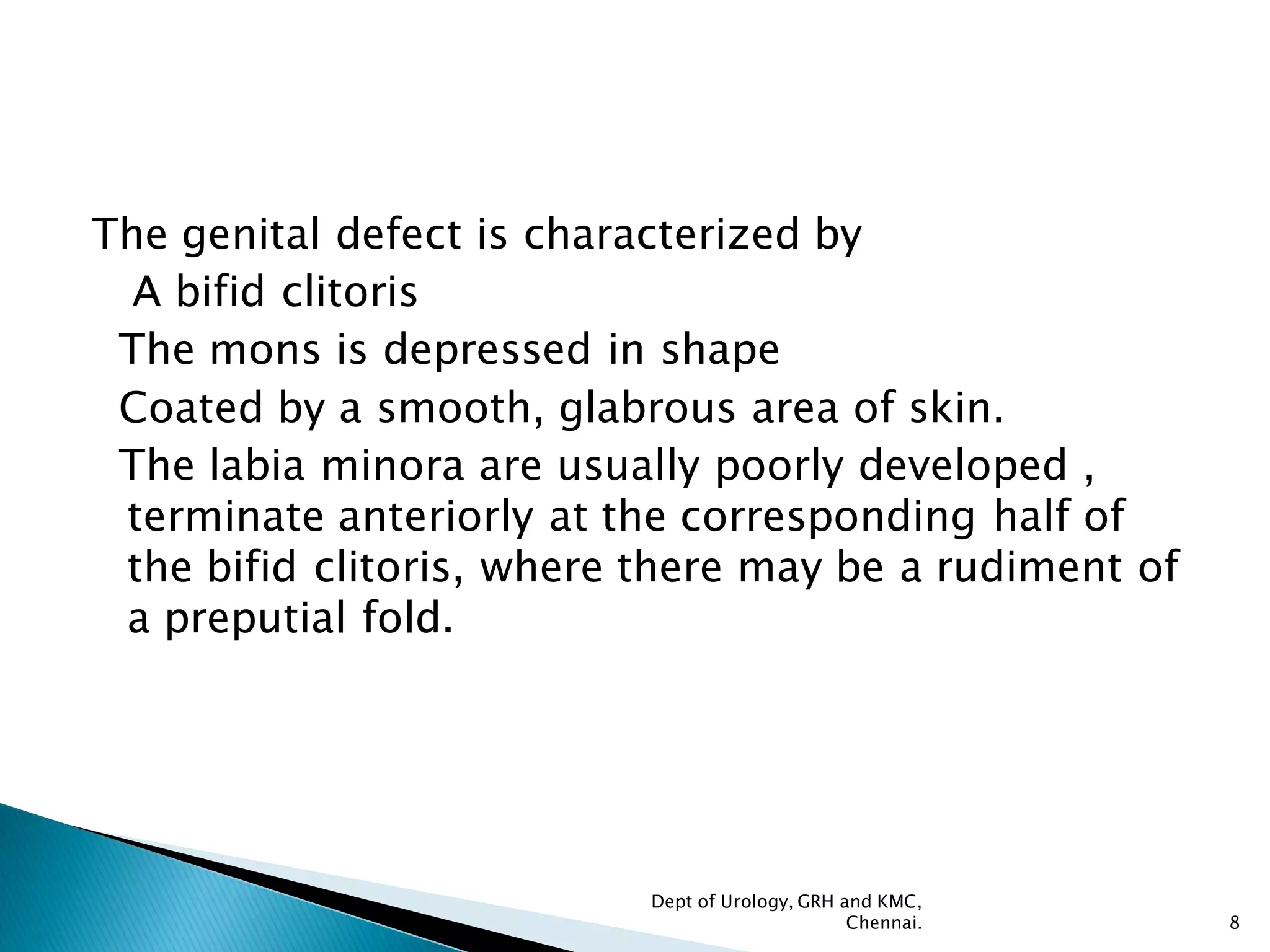 Pediatric urology:Epispadias cloacal exstrophy | PDF