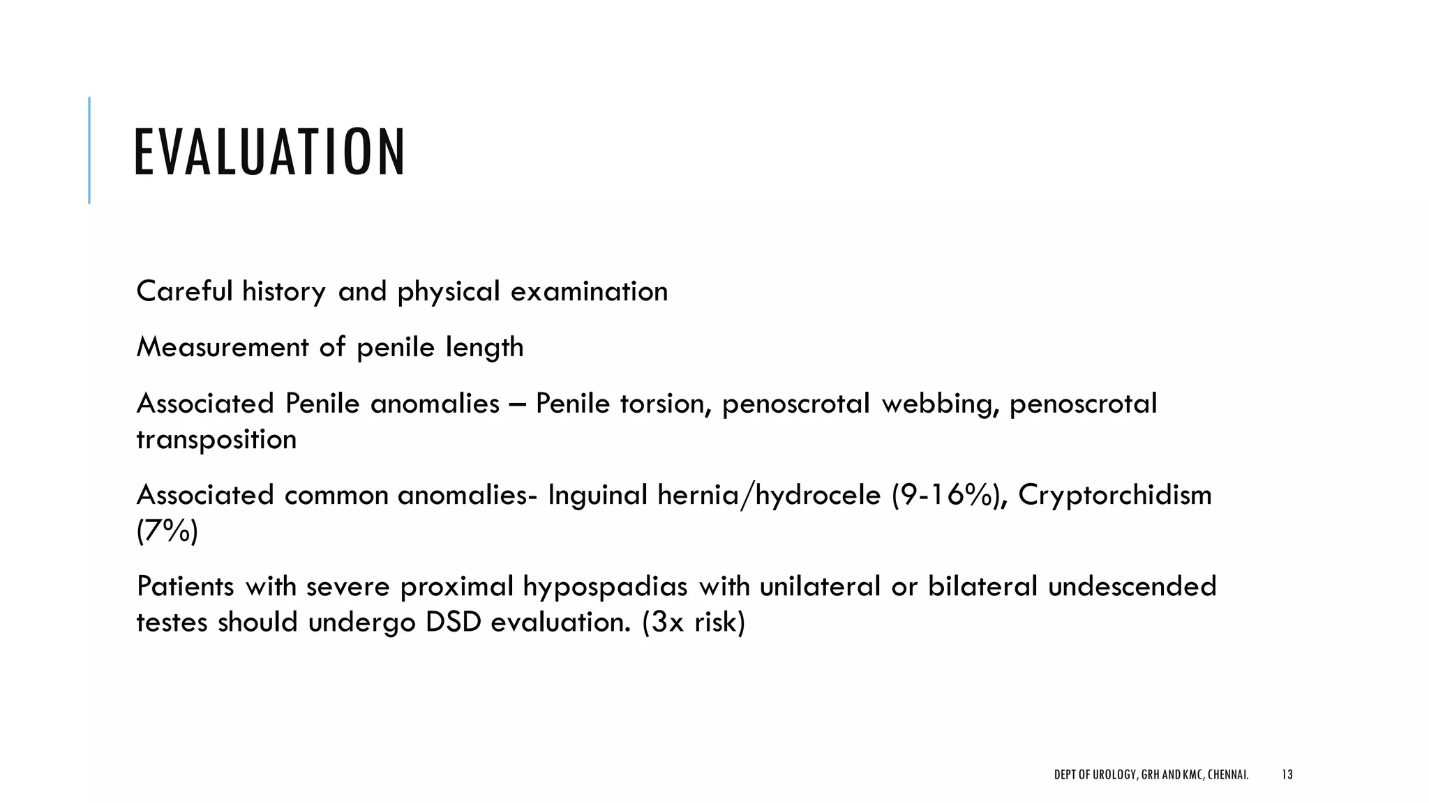 Pediatric urology:Hypospadias- management | PDF