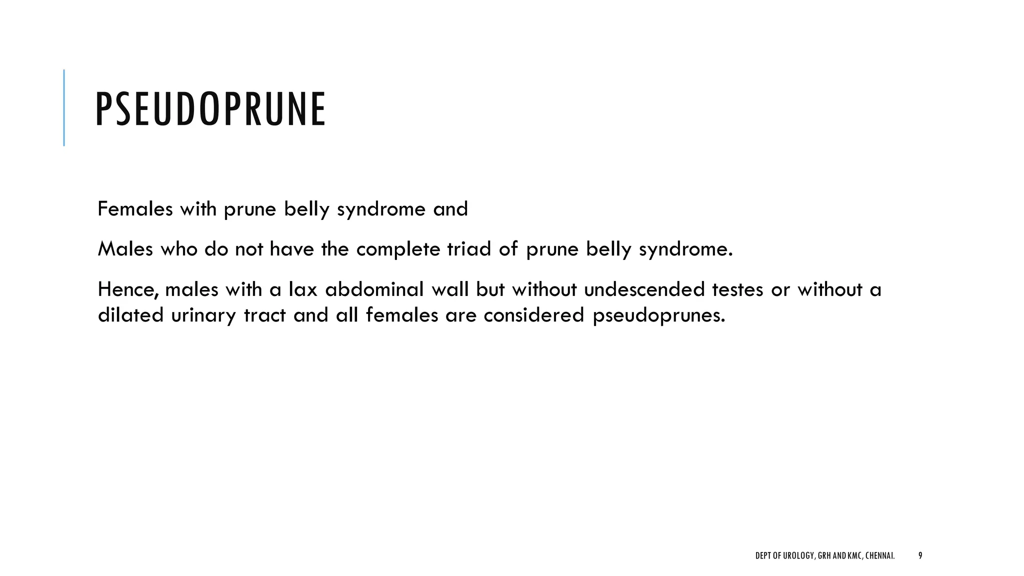 Pediatric urology:Prune Belly Syndrome(PBS) | PDF