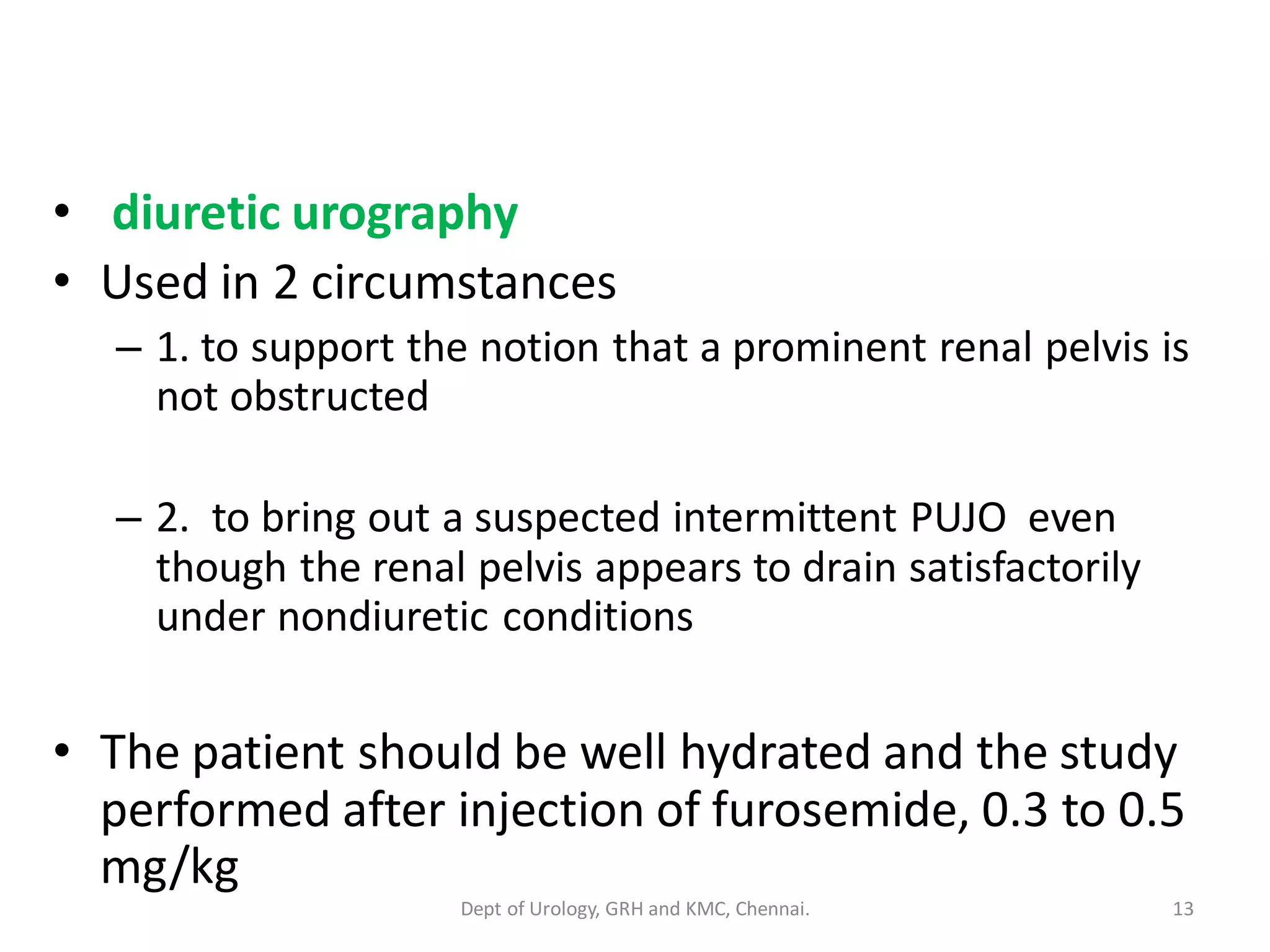 Pediatric Urology Role Of Ivu Usg In Pelvi Ureteric Junction