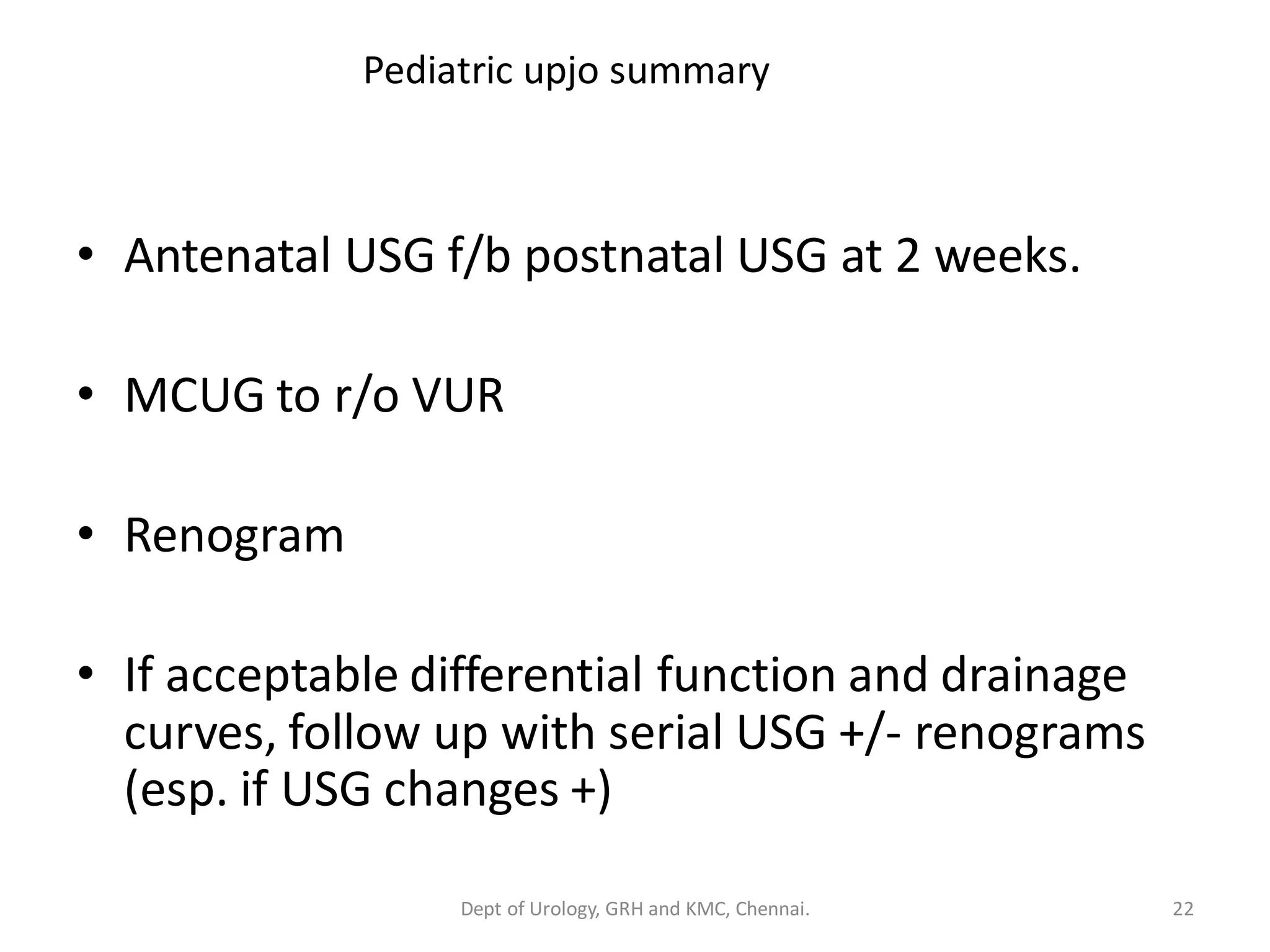 Pediatric urology:Role of ivu, usg in Pelvi-Ureteric Junction ...
