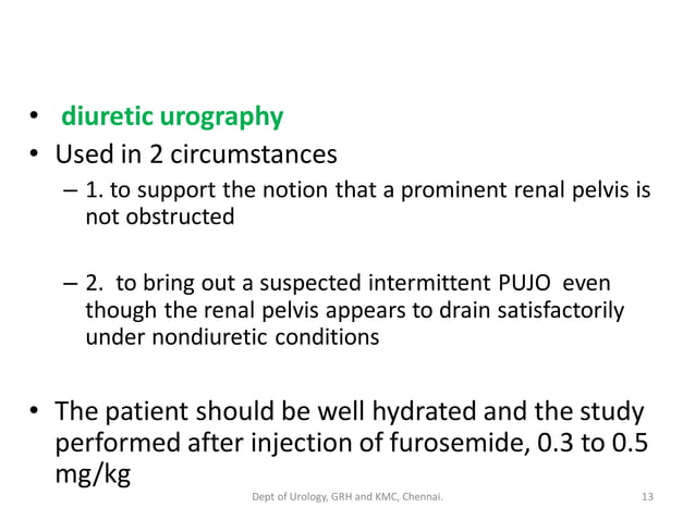 Pediatric urology:Role of ivu, usg in Pelvi-Ureteric Junction ...