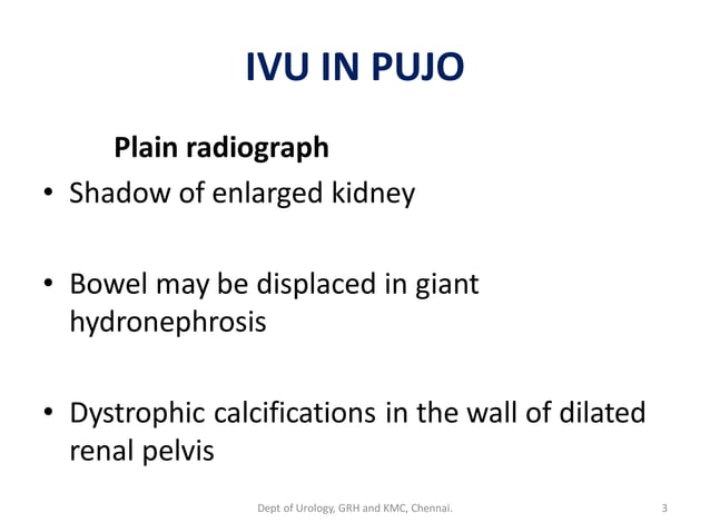 Pediatric Urology Role Of Ivu Usg In Pelvi Ureteric Junction