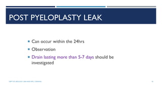 Pediatric urology pujo- pyeloplasty | PDF