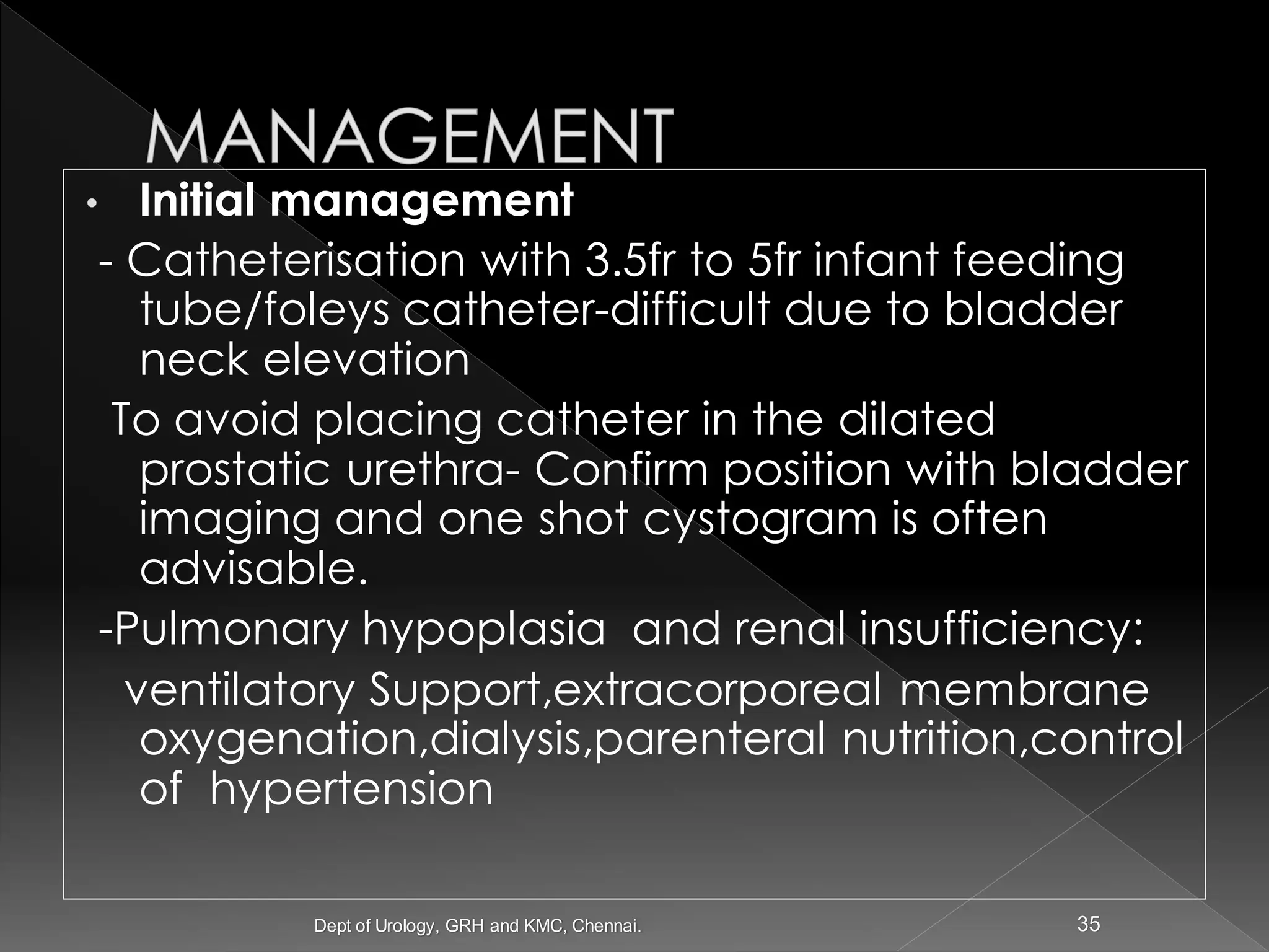 Pediatric urology : PUV- overview | PDF