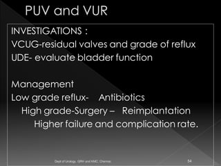 Pediatric urology : PUV- overview | PPT
