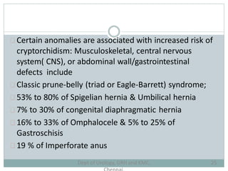 Pediatric urology :Undescended Testis (UDT) | PDF