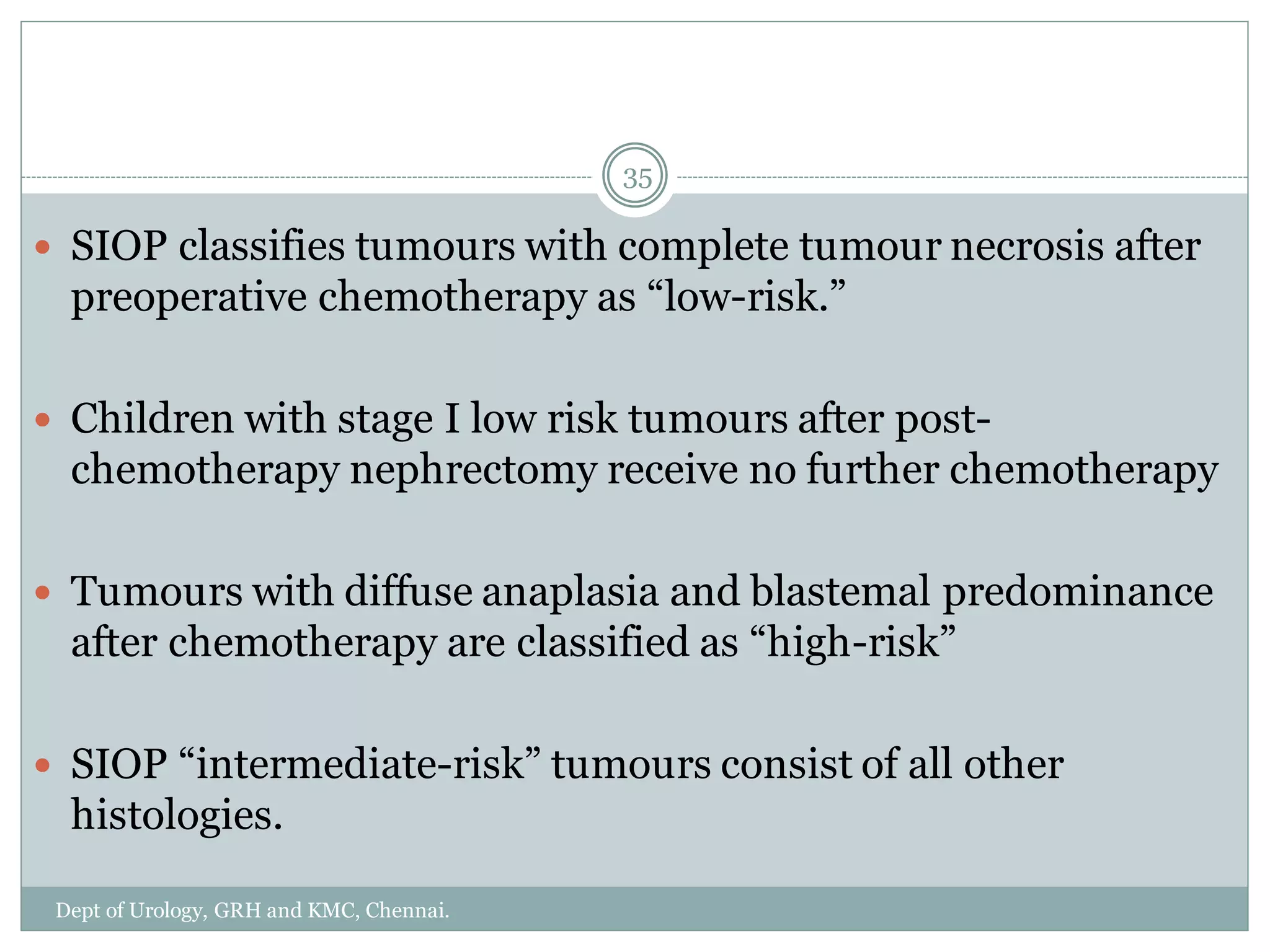 Pediatric Urology Wilms Tumour Ppt