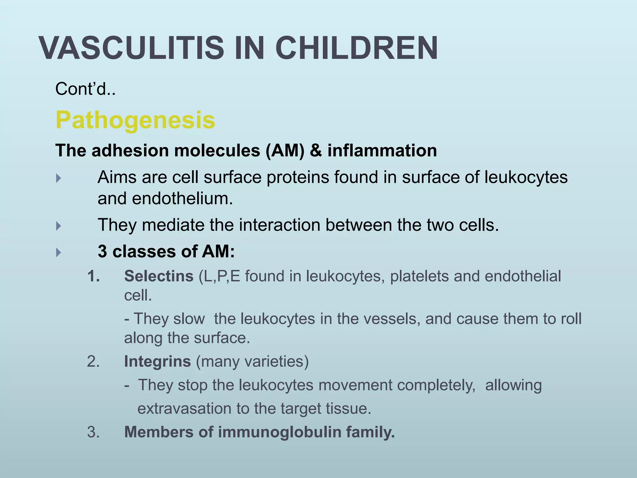 Pediatric vasculitis dr inayat ullah | PPTX