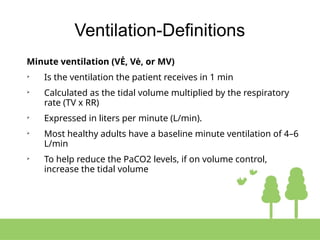 Mechanical ventilation in pediatrics and neonatal units | PPT