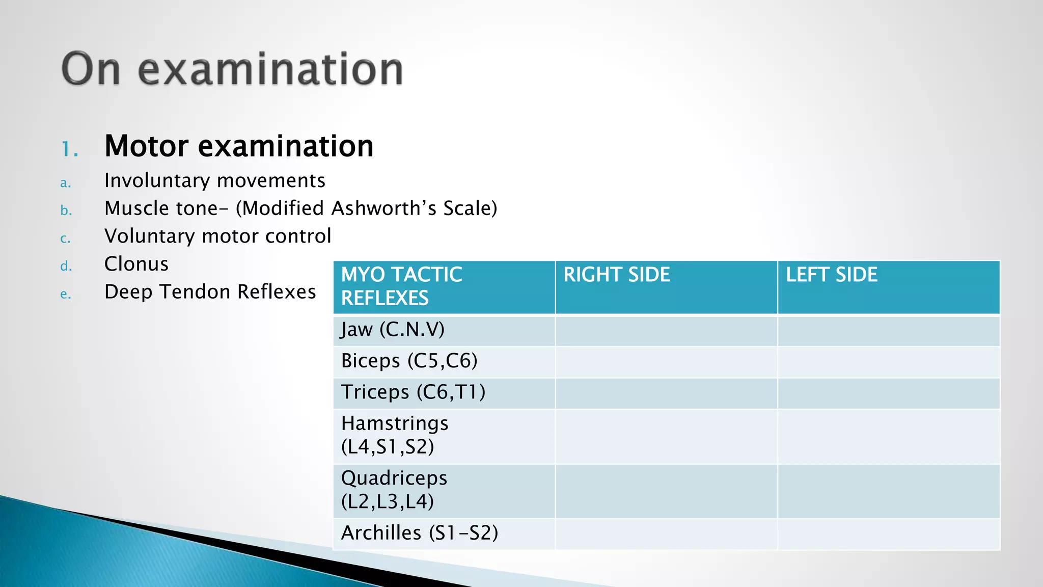 Pediatric versus adult assessment | PPTX