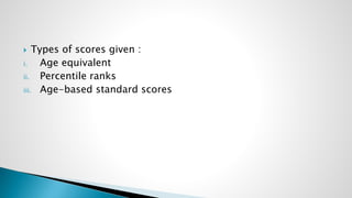 Pediatric versus adult assessment | PPTX