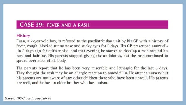 Common Pediatric Viral Exanthems | PPTX