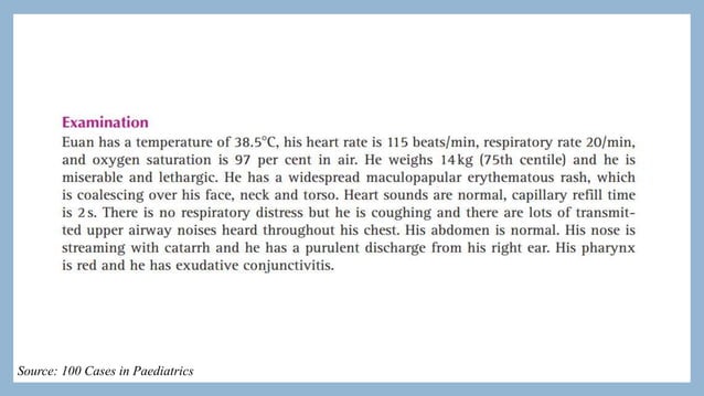 Common Pediatric Viral Exanthems | PPTX