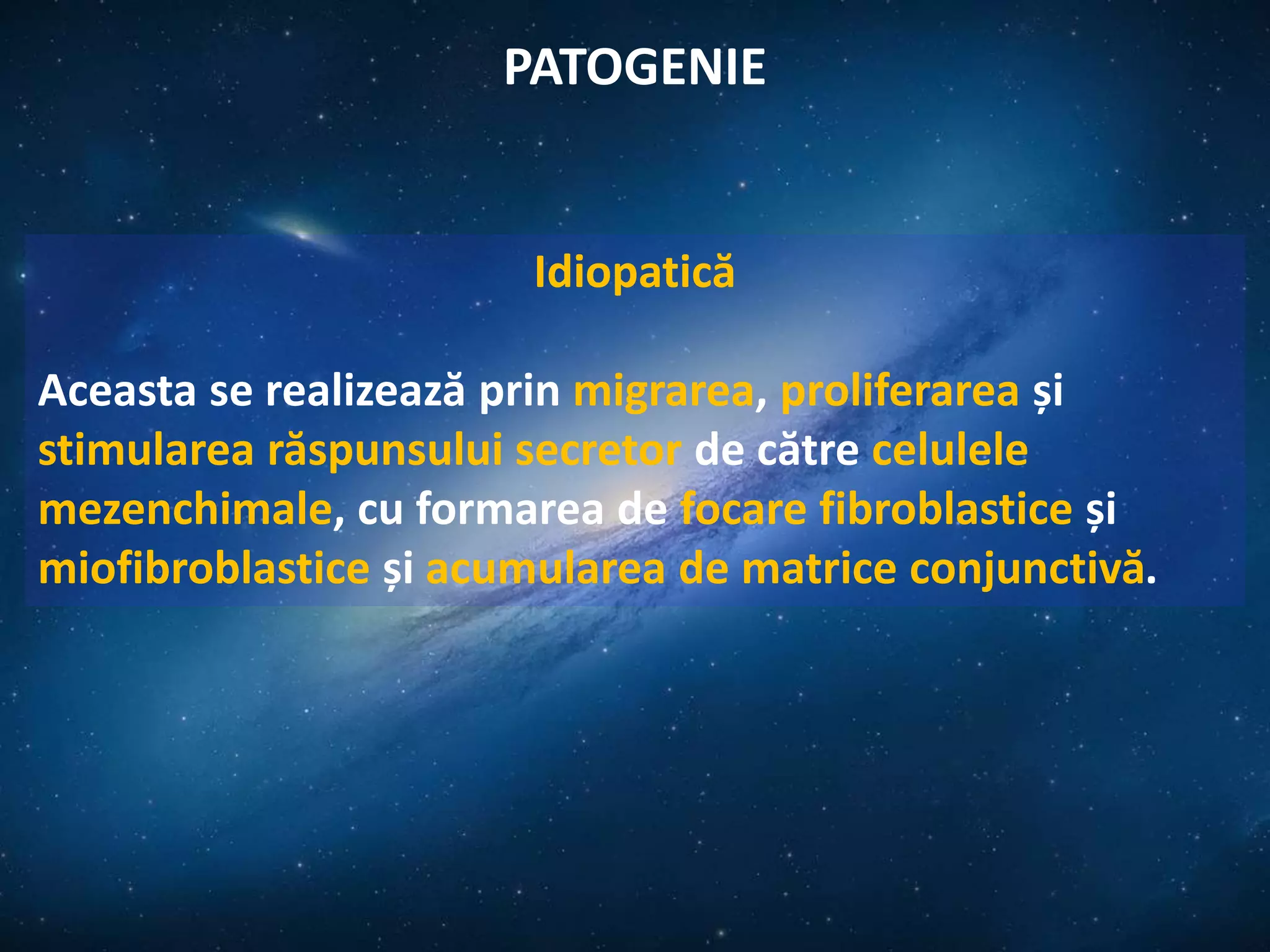 Fibroza pulmonară interstițială | PPTX