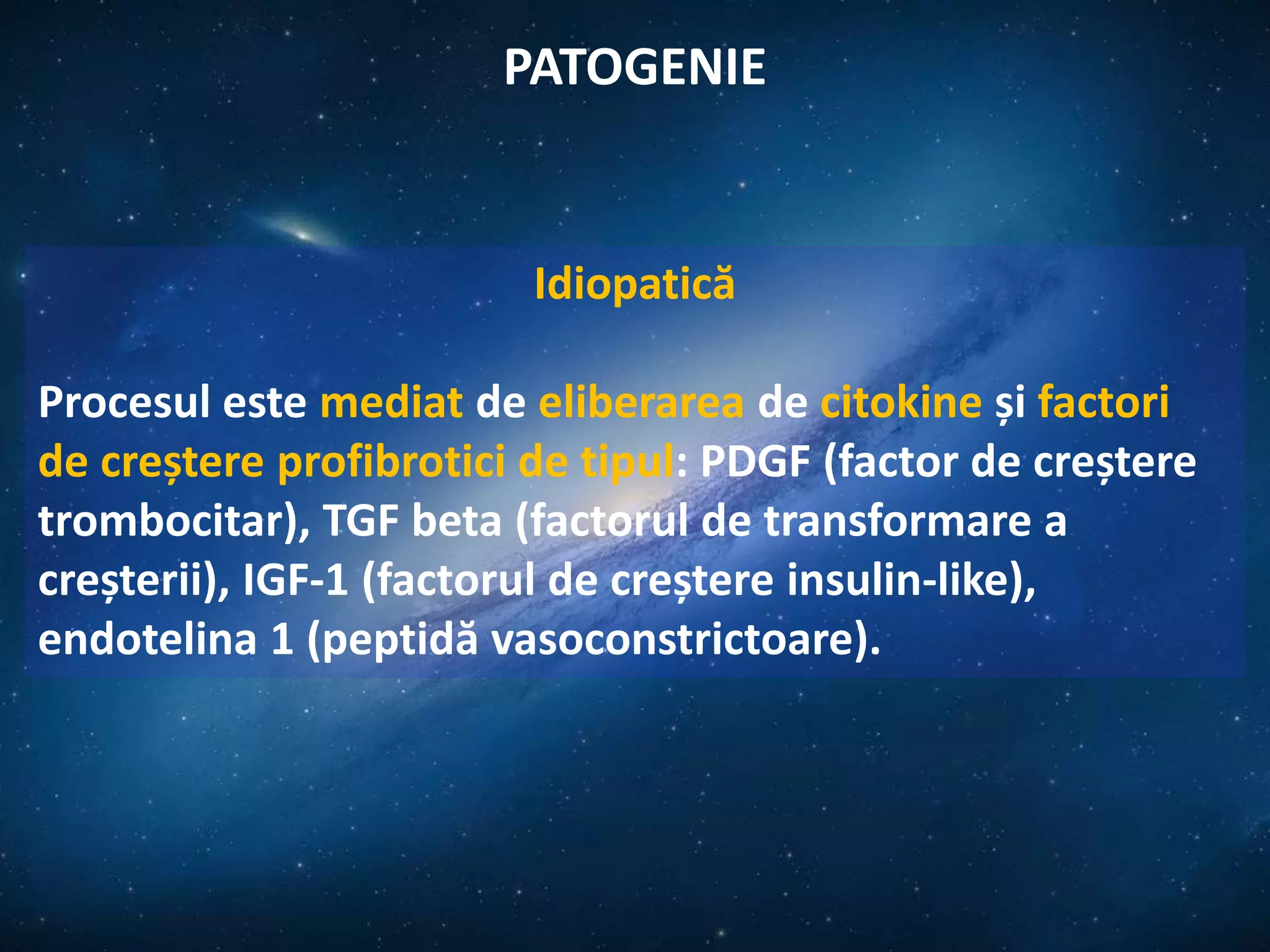 Fibroza pulmonară interstițială | PPTX