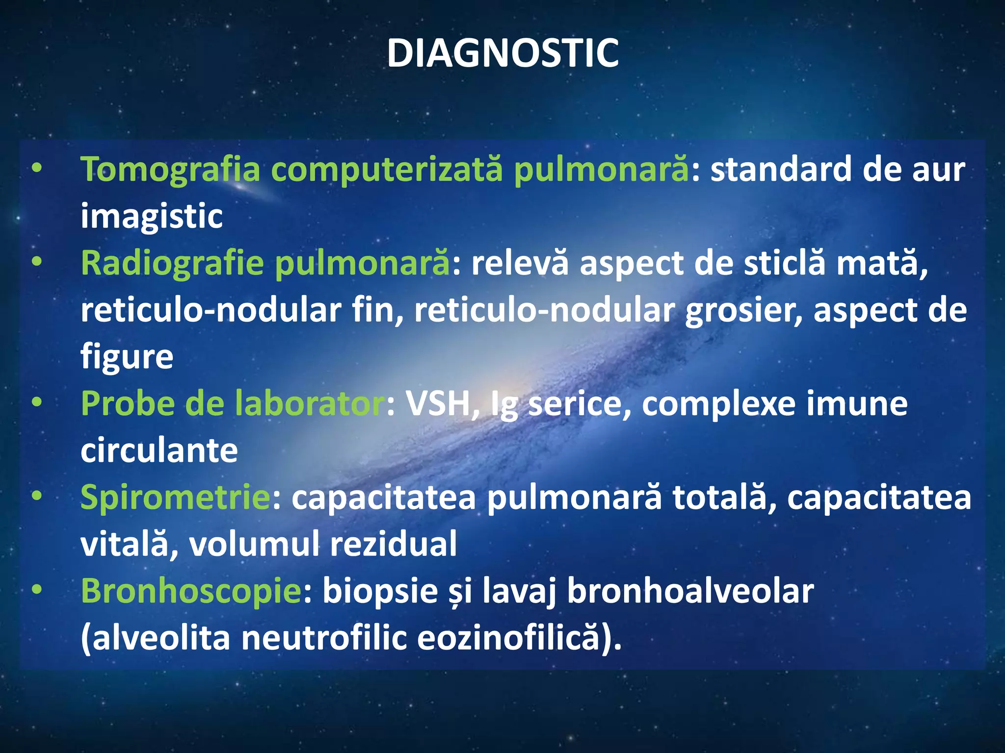 Fibroza pulmonară interstițială | PPTX