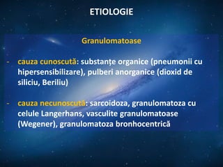 Fibroza pulmonară interstițială | PPTX