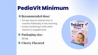 PediaVit 25-9 multivitamins for children .pptx