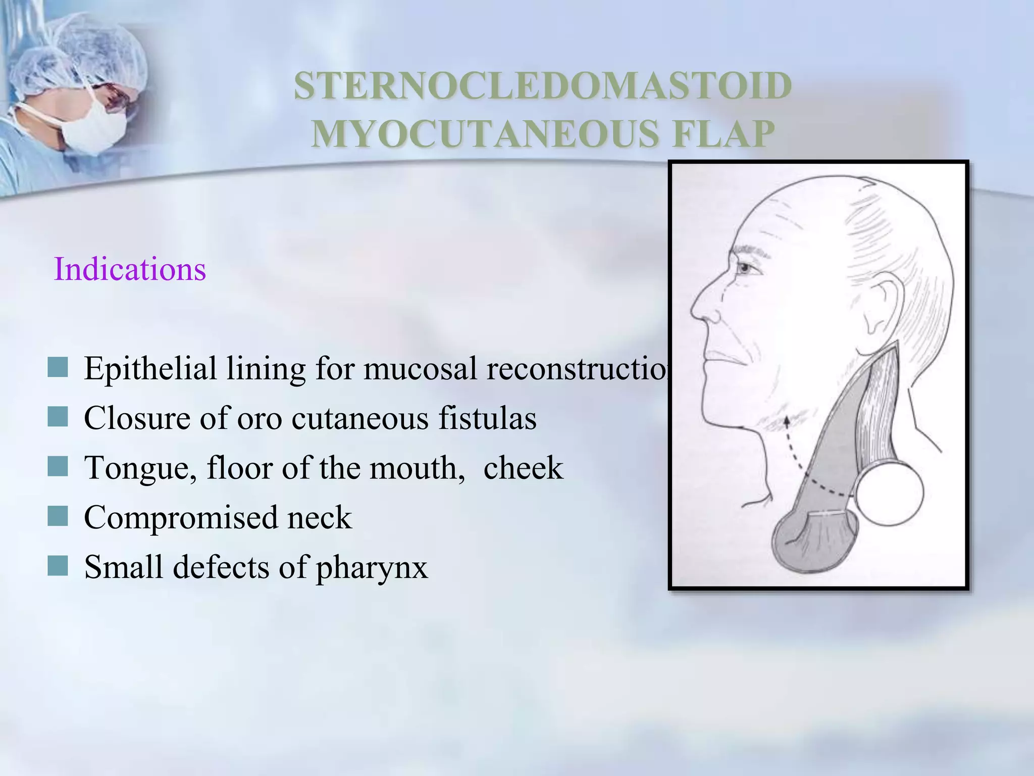 scope of Pedicled flaps in oral and maxillofacial surgery | PPTX