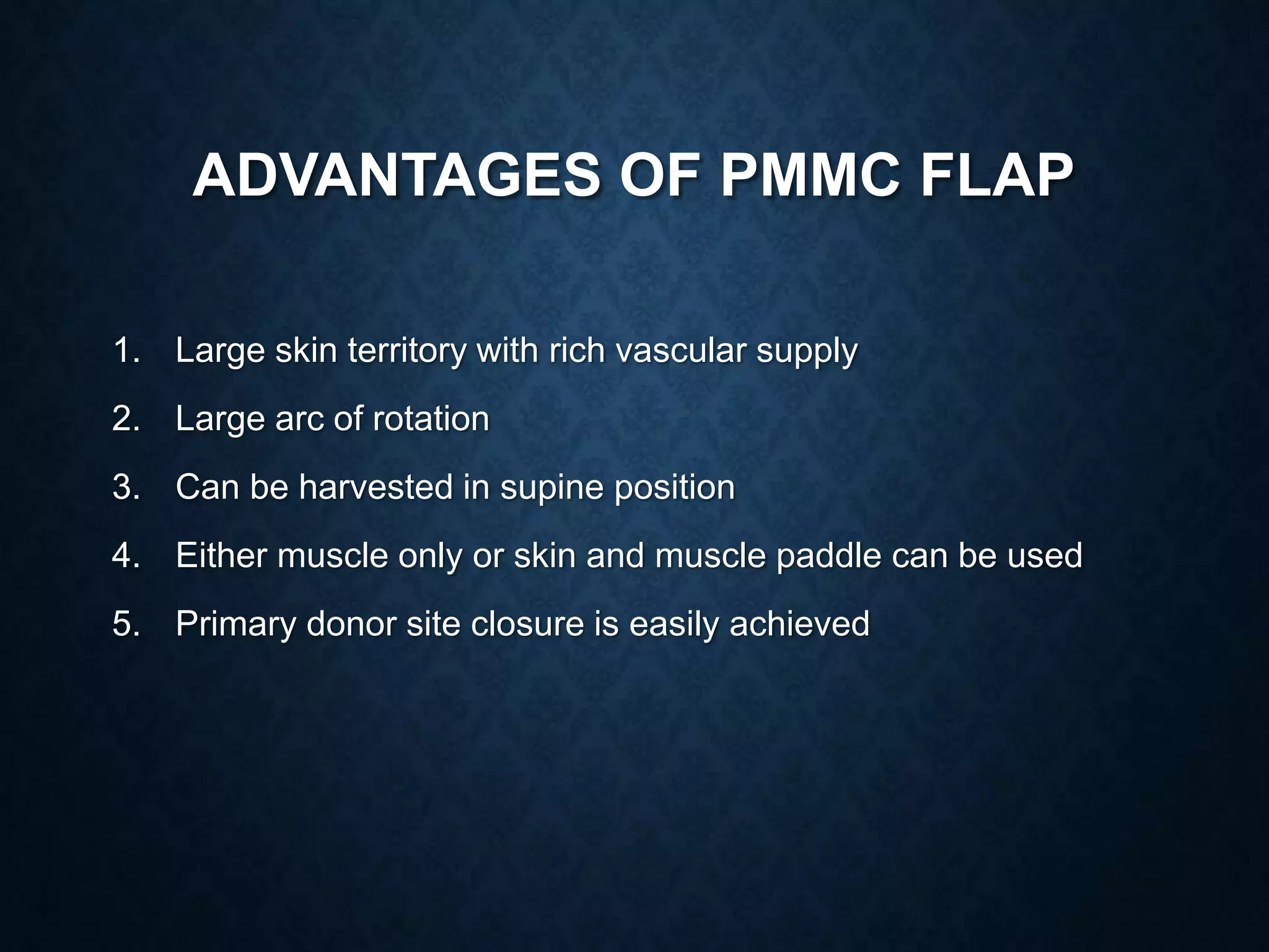 Pedicled flaps in head and neck surgery | PPTX