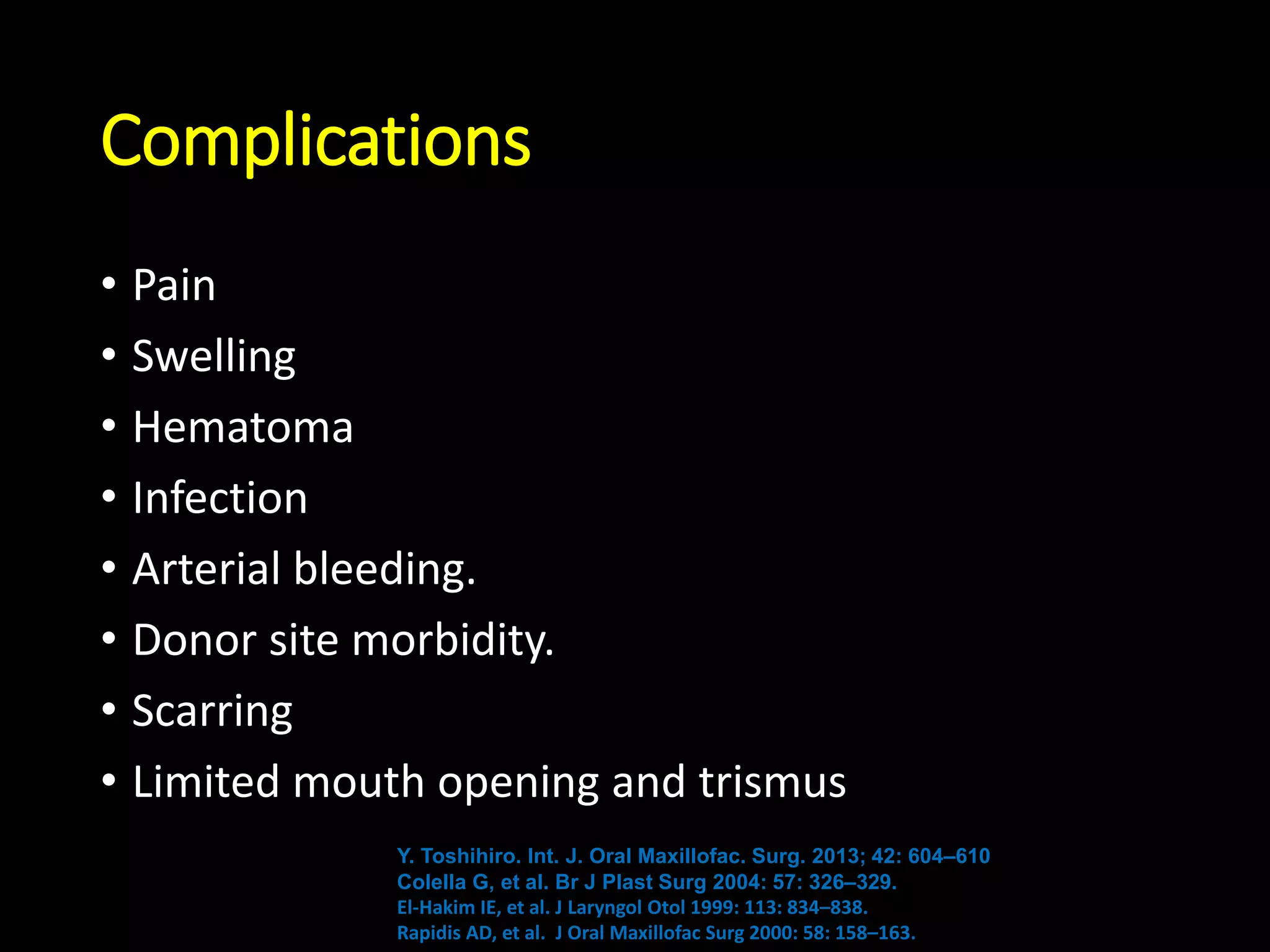 Pedicle flap in Maxillofacial Surgery | PPTX