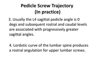 Pedicle screw by professor shah alam | PPTX
