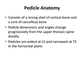 Pedicle screw by professor shah alam | PPTX