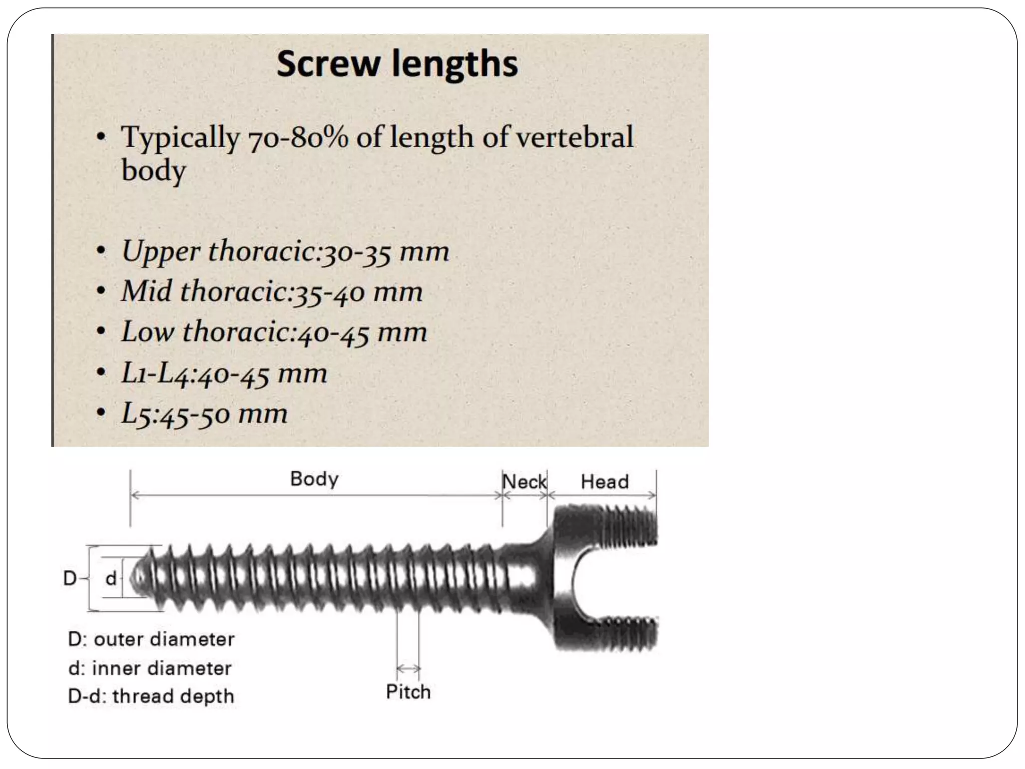 Pedicle Screws Fixation of Thoraco-Lumbar Spine | PPTX