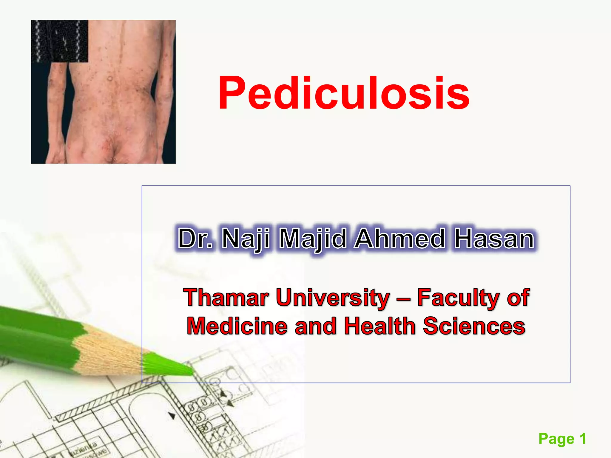 Pediculosis Treatment Procedure Ppt