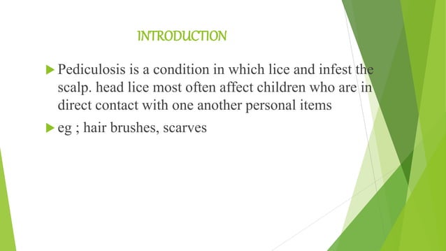 pediculosis treatment.pptx | Skin and Dermatology | Diseases and Conditions