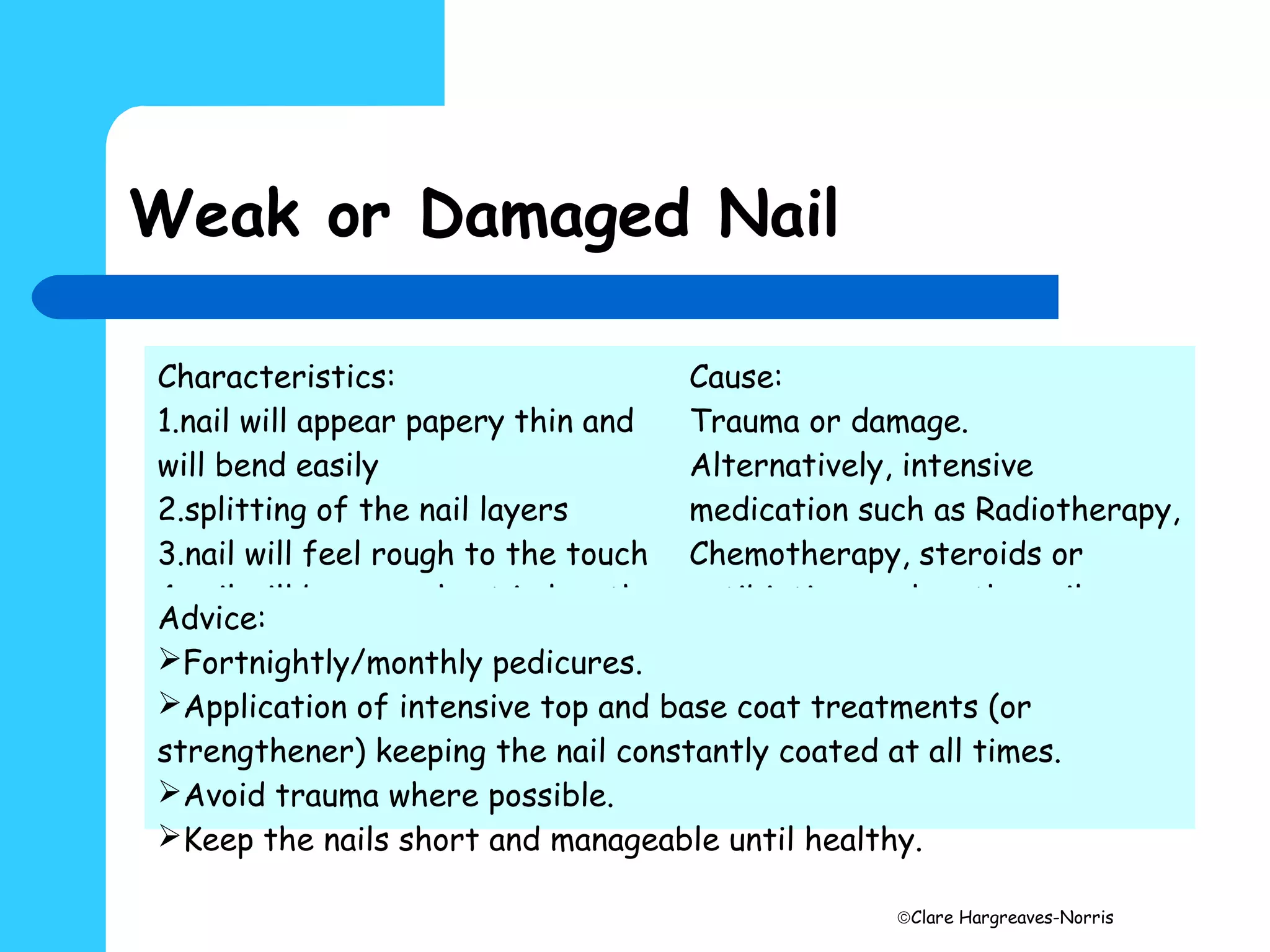 Pedicure - nail and skin analysis | PPT