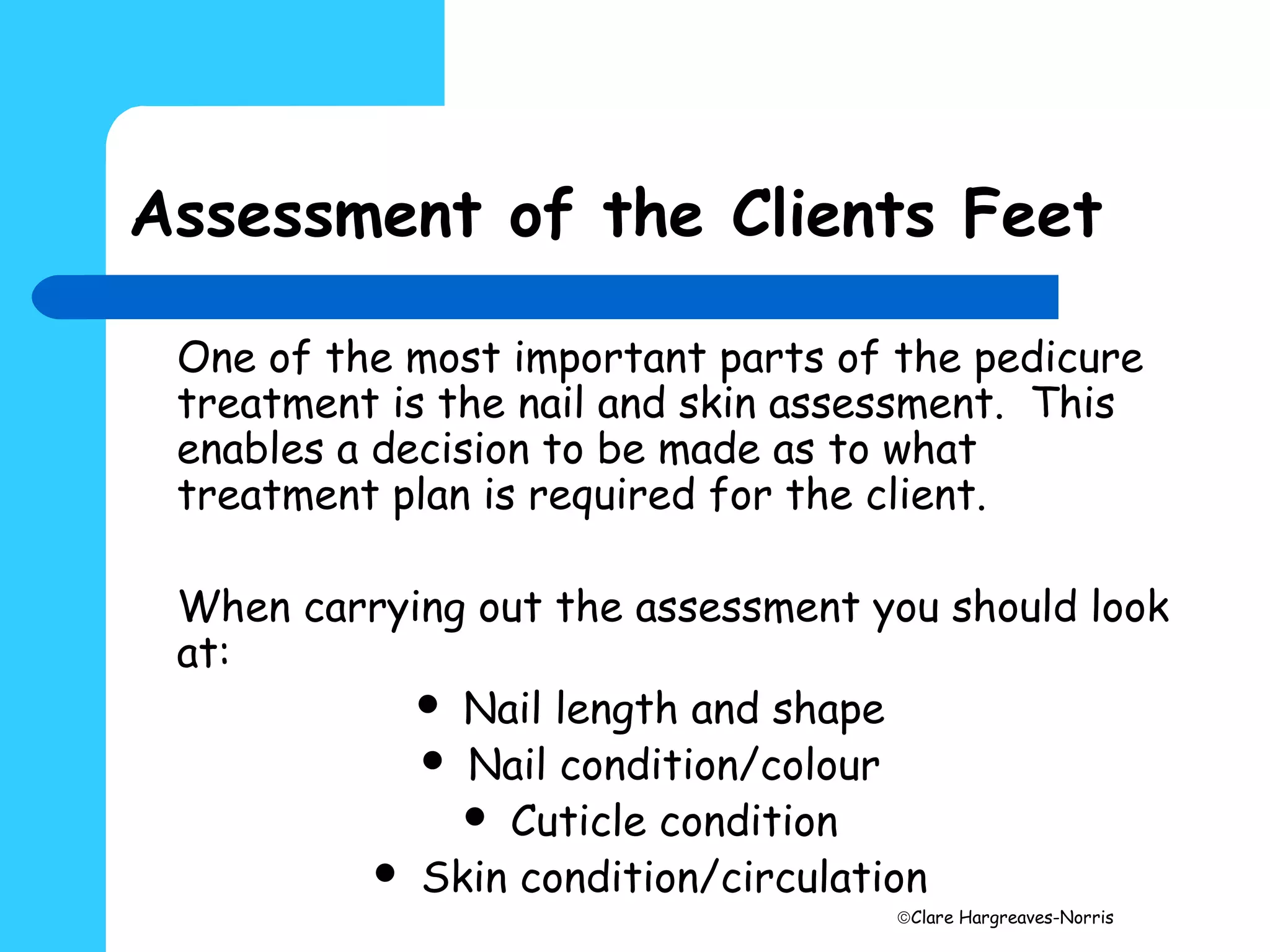 Pedicure - nail and skin analysis | PPT
