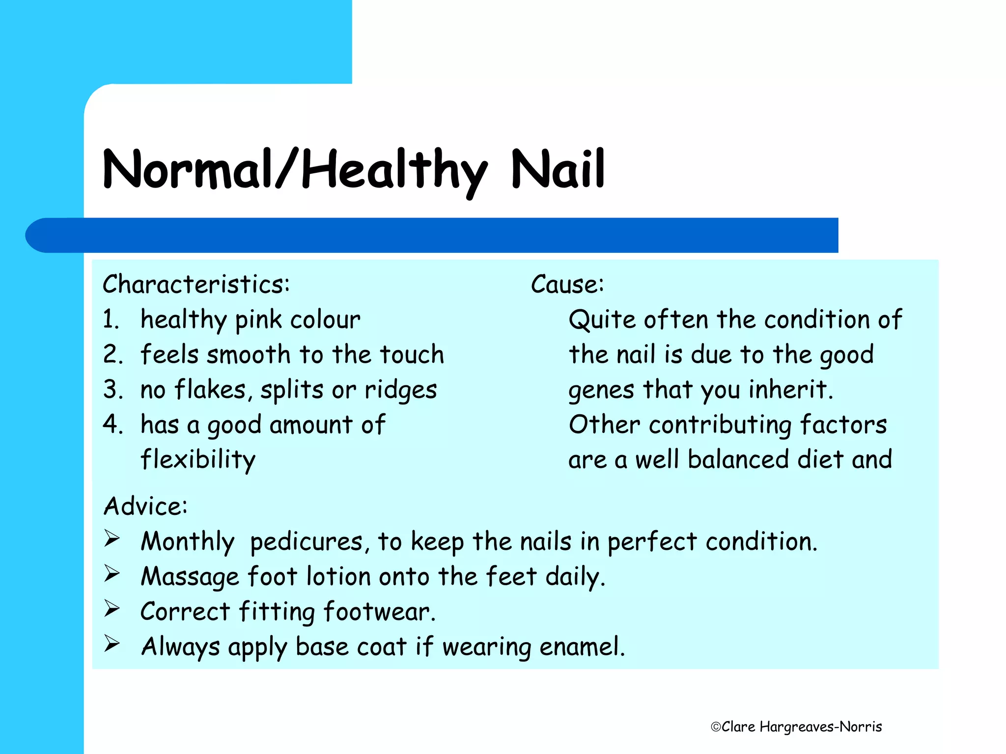 Pedicure - nail and skin analysis | PPT
