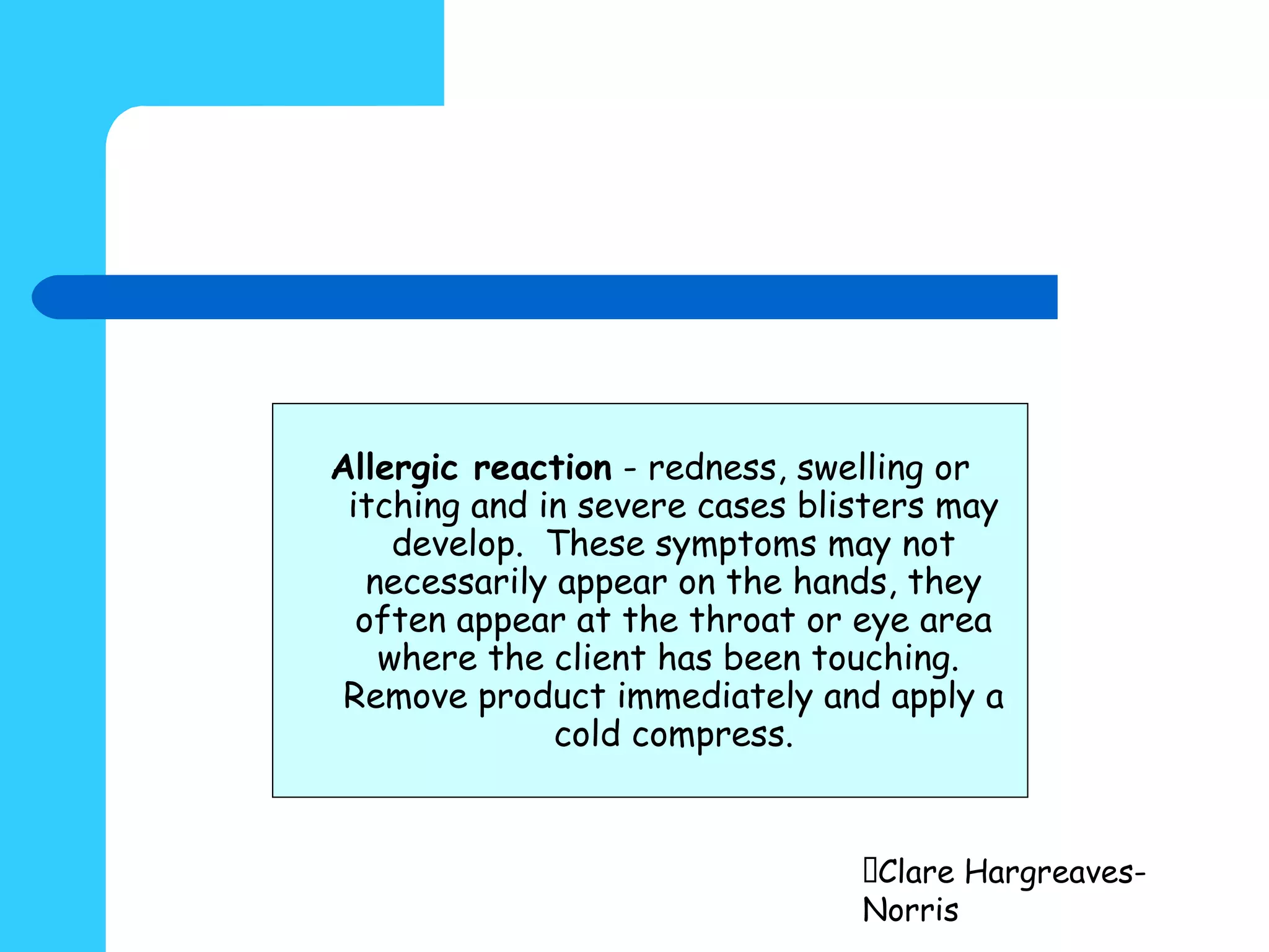 Pedicure contra-actions and aftercare | PPT