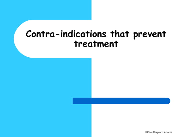 Pedicure contra-indications | PPT