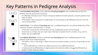 Pedigree Analysis Genetics Inheritance ppt | PPTX