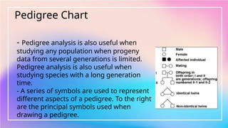 Pedigree Analysis Genetics Inheritance ppt | PPTX