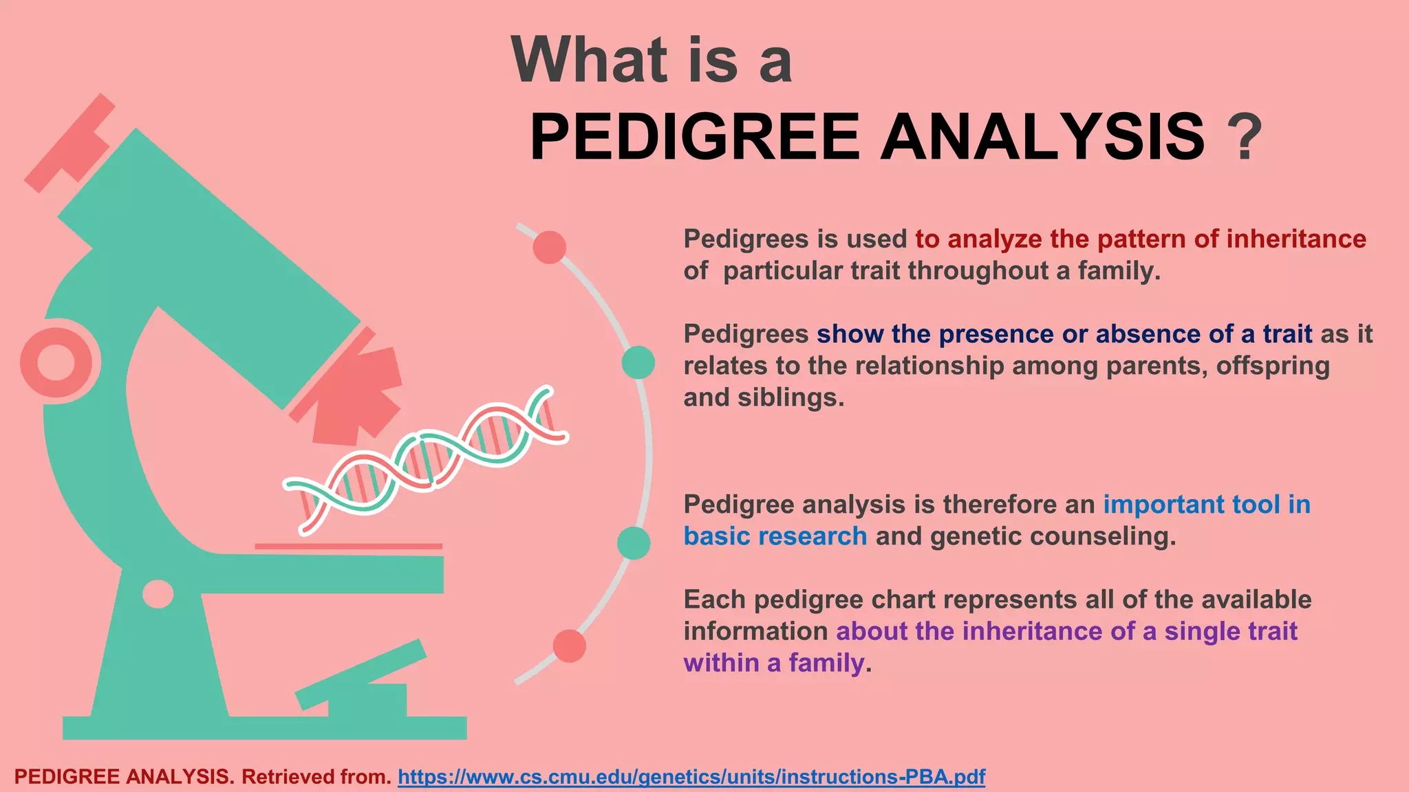 IV. MENDELIAN INHERITANCE (The Pedigree analysis) | PPTX