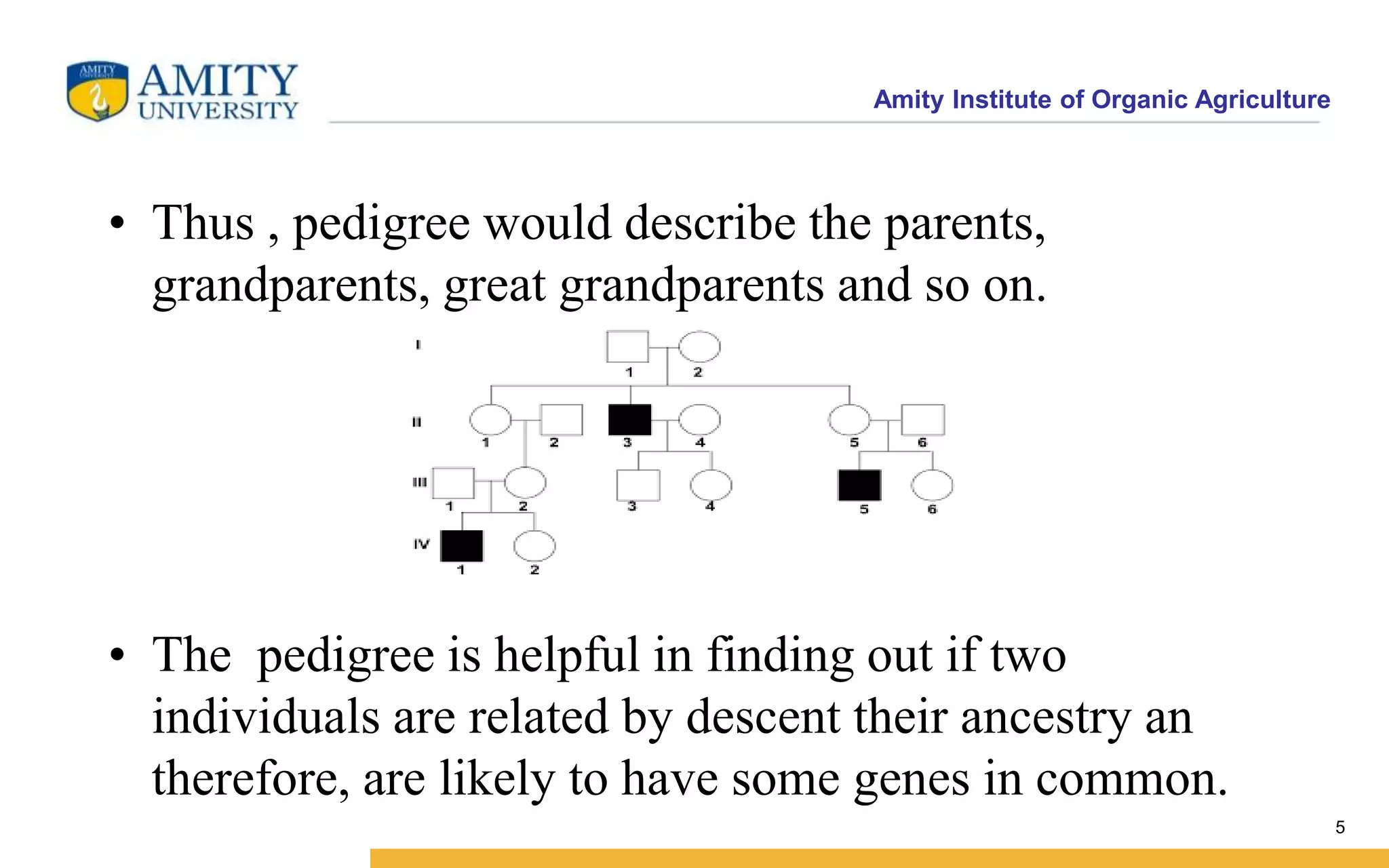 Pedigree analysis | PPTX