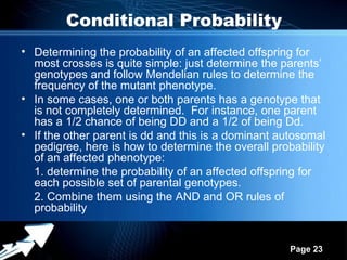 Pedigree analysis by andal, aquino | PPT