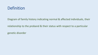 Pedigree chart & autosomal inheritance | PPTX