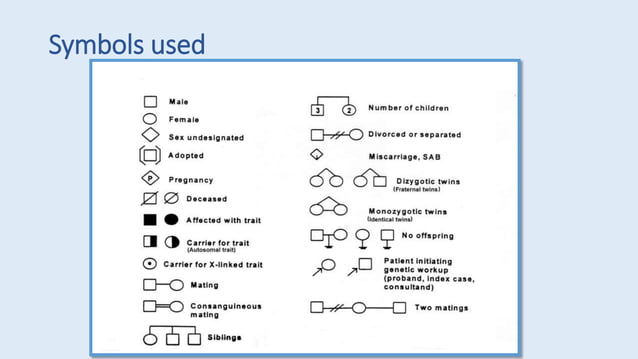 Pedigree chart & autosomal inheritance | PPTX