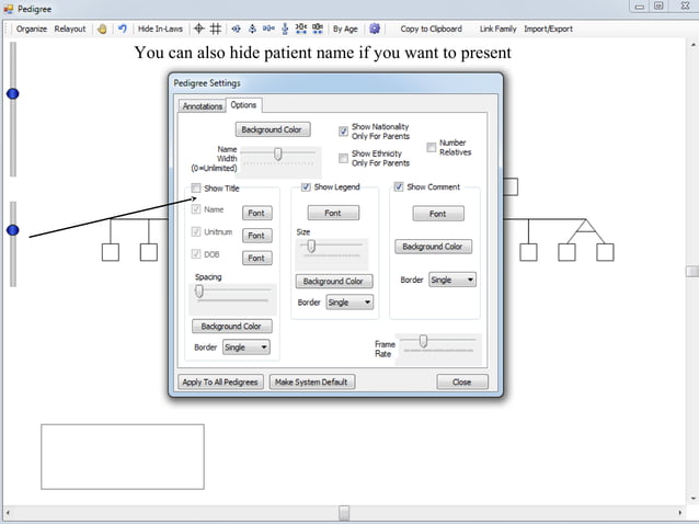 HughesRiskApps Pedigree demo | PPT