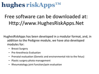 HughesRiskApps Pedigree demo | PPT