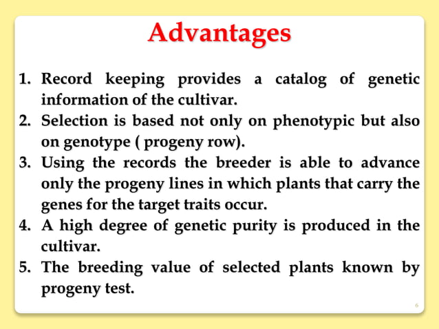 Pedigree method | PPT