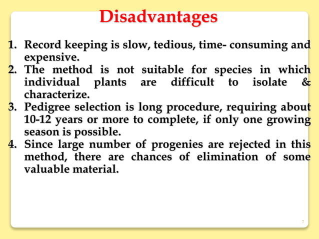 Pedigree method | PPT