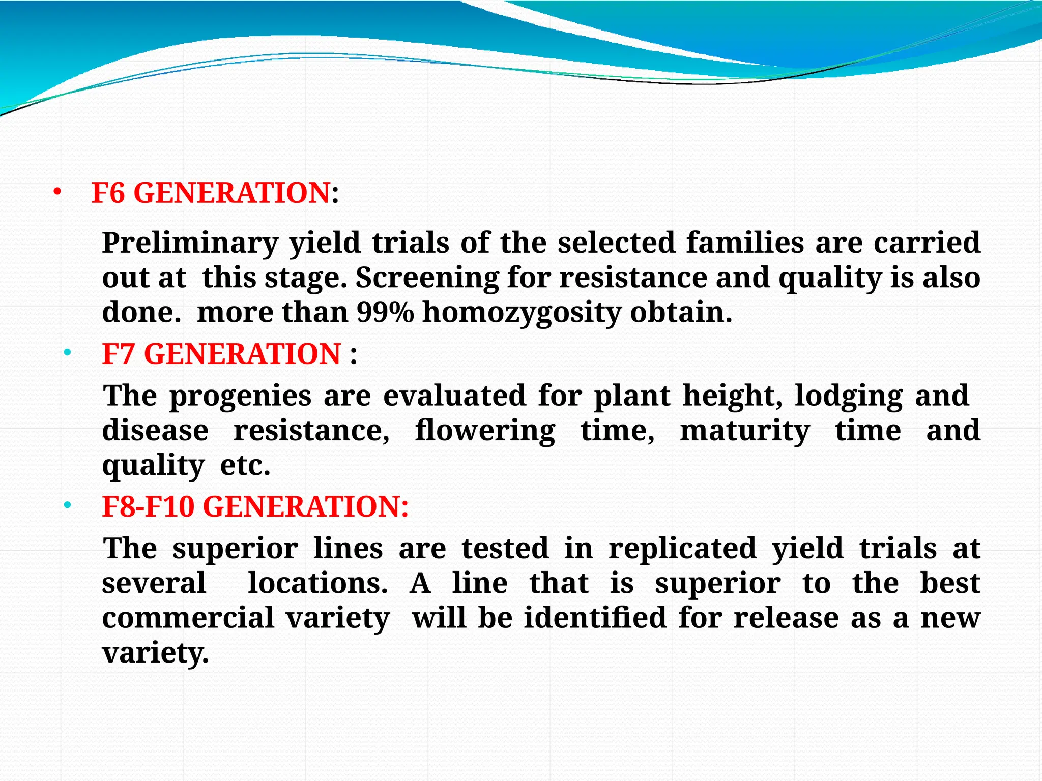 Pedigree method in the aspect of breeding | PPTX