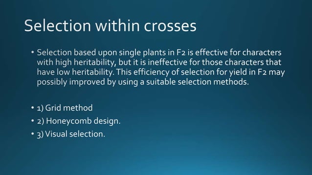 Pedigree method bsc 3 | PPTX