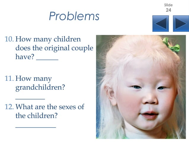 Pedigrees Lecture | PPT | Genetics | Science